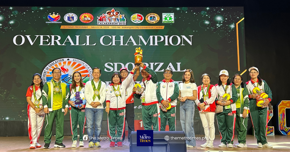 Rizal reigns supreme over 25 divisions in RAAM CALABARZON 2026 - The ...